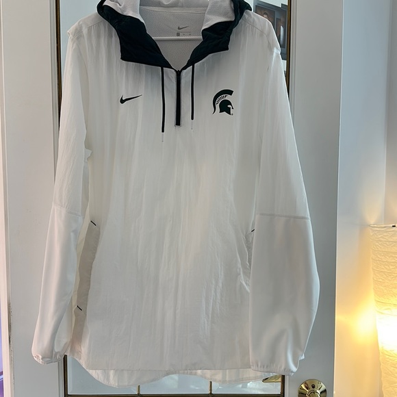 Nike | Jackets & Coats | Msu Nike Storm Fit Jacket With Hood | Poshmark